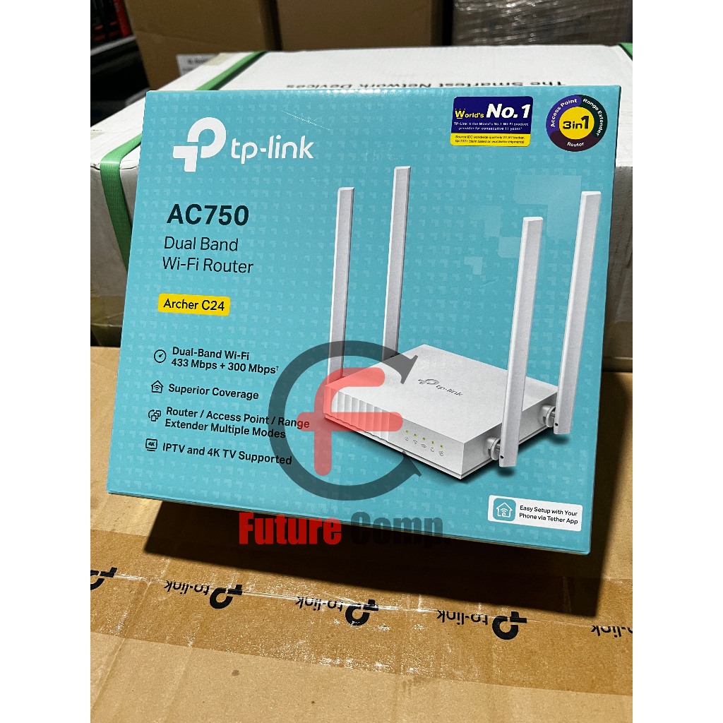 Jual Tplink Archer C24 AC750 Dual-Band Wi-Fi Router | Shopee Indonesia