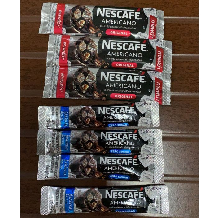Jual Nescafe Americano Zero Sugar / Original ECER / Sachet | Shopee ...