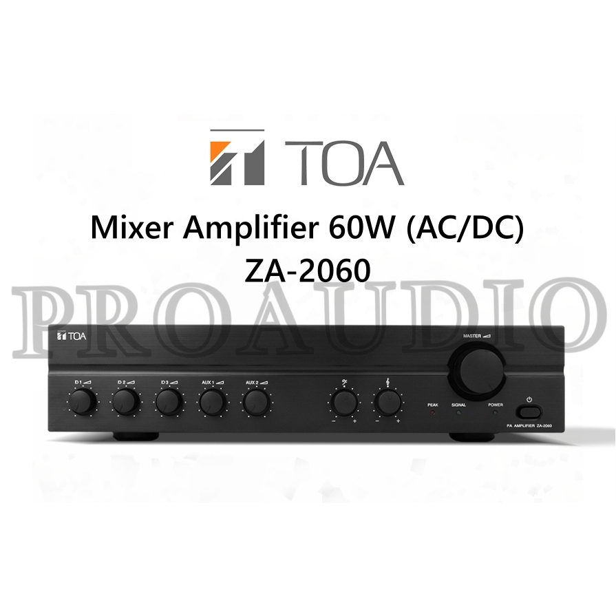Jual MIXER AMPLIFIER TOA MODEL ZA-2060 ZA2060 ZA 2060 POWER AMPLI ORIGINAL | Shopee Indonesia