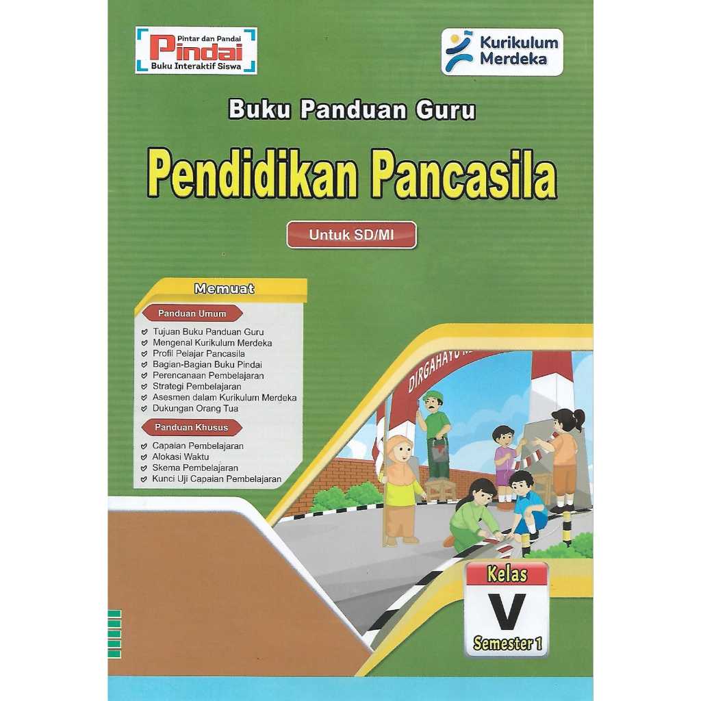 Jual Buku Panduan Guru PKN Kelas 5 SD/MI Semester 1 Kurikulum Merdeka | Shopee Indonesia