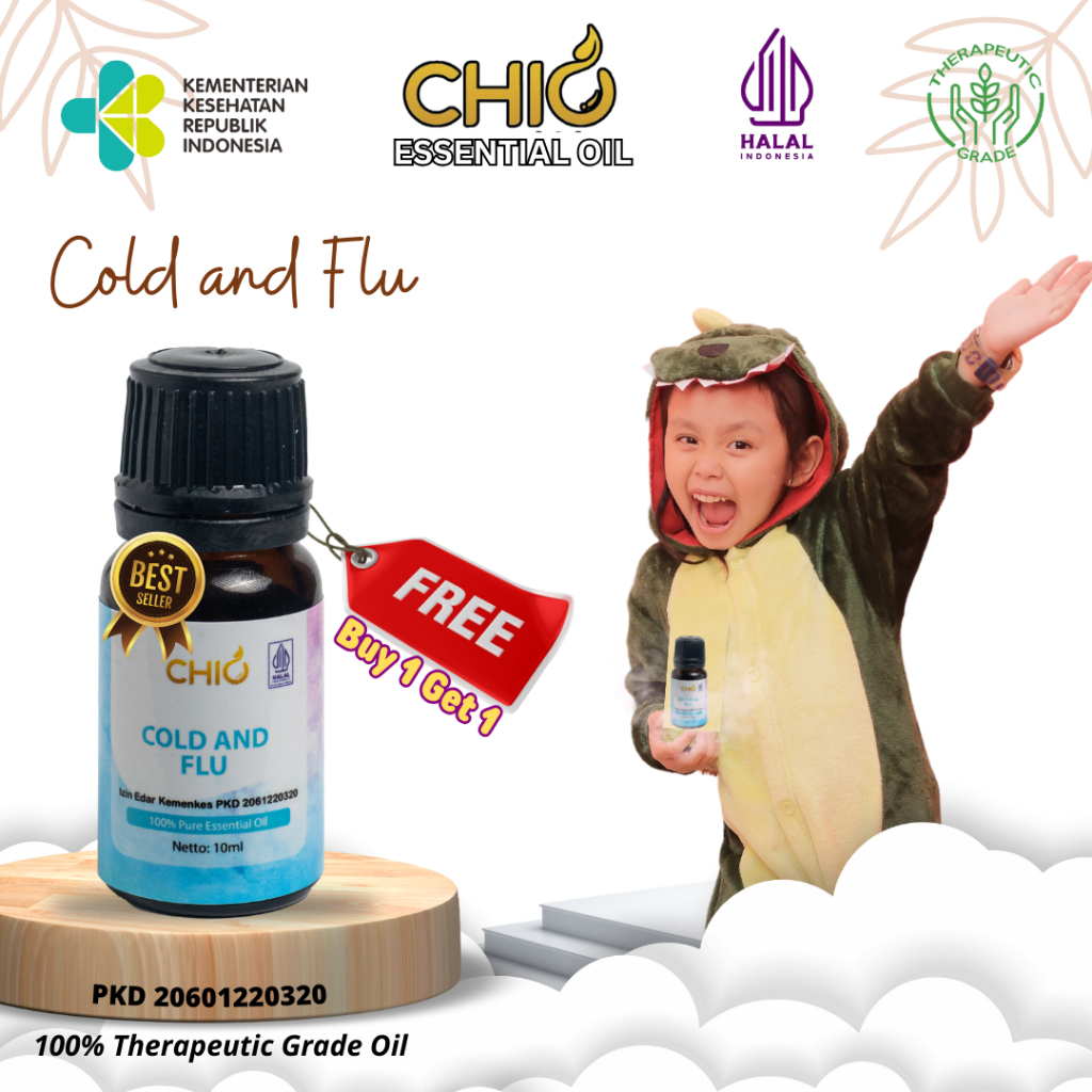 Jual B1G1 Chio Cold & Flu Essential Oil | Shopee Indonesia