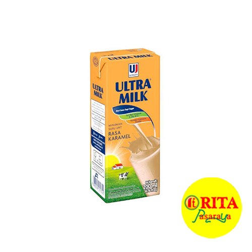 Jual Ultra Milk Susu UHT Rasa Karamel 200 Ml | Shopee Indonesia