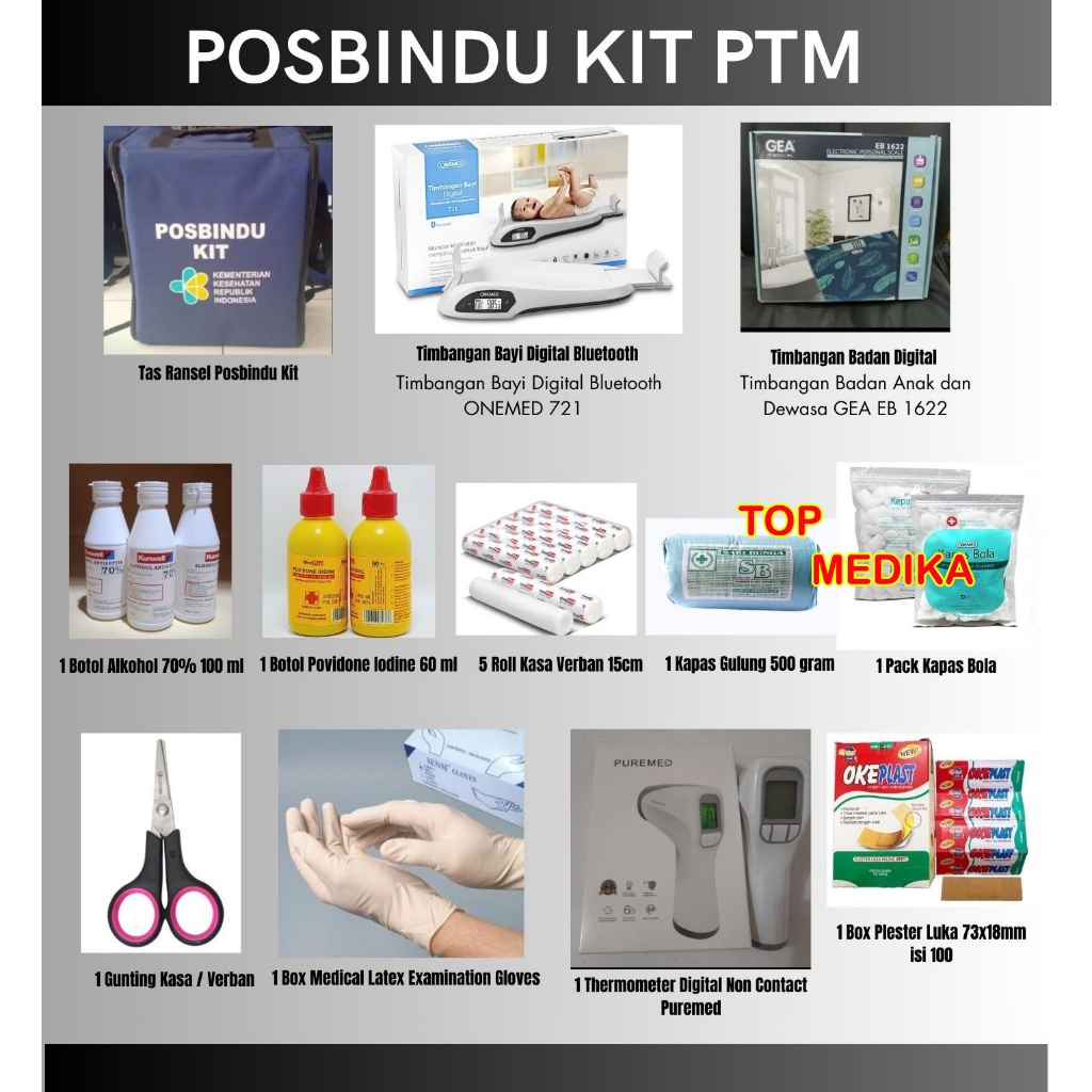 Jual Posbindu Kit PTM Standar 12 Item | Shopee Indonesia