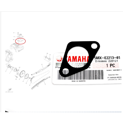 Jual PAKING GASKET STELAN SETELAN KETANG TENSIONER MIO NOUVO ORIGINAL ...