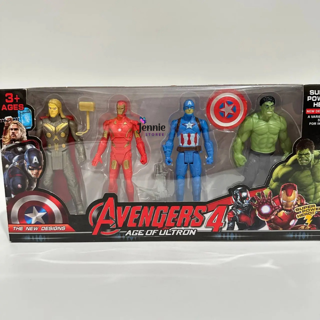 Jual ( Jenniestoree ) Mainan Robot Avengers Isi 4pcs 2114 / Mainan ...