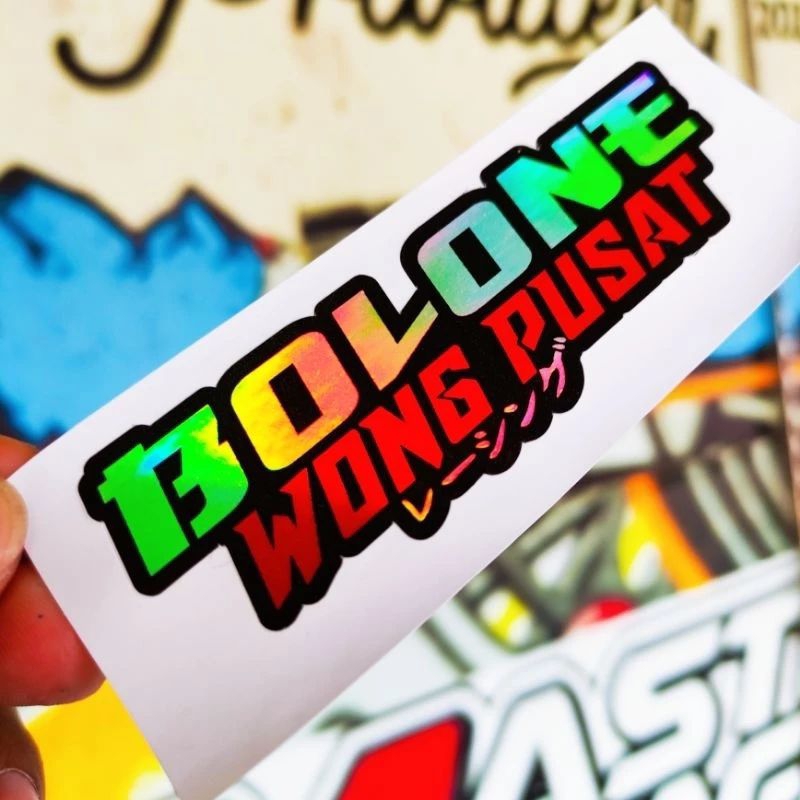 Jual sticker BOLONE WONG PUSAT | Shopee Indonesia