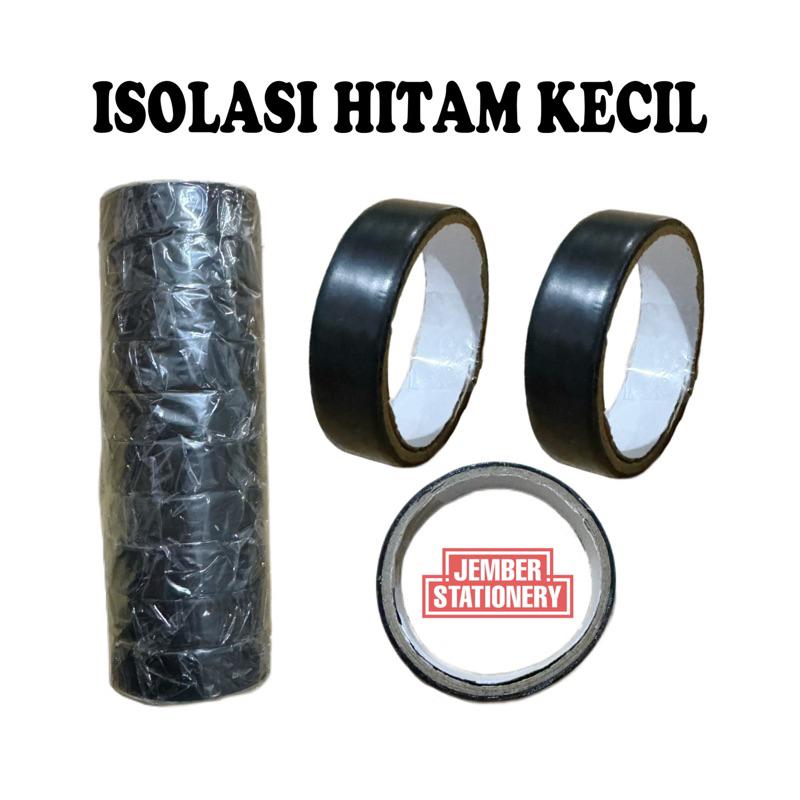 Jual (10pcs) Isolasi Hitam SM | Shopee Indonesia