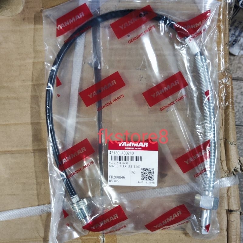 Jual Flexible Shaft 42130-400240 Yanmar / Cable Tachometer / Kabel RPM ...