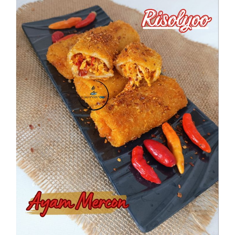 Jual Risoles Ayam Mercon Risolyoo Sumayyah Food risol jajanan pedas ...