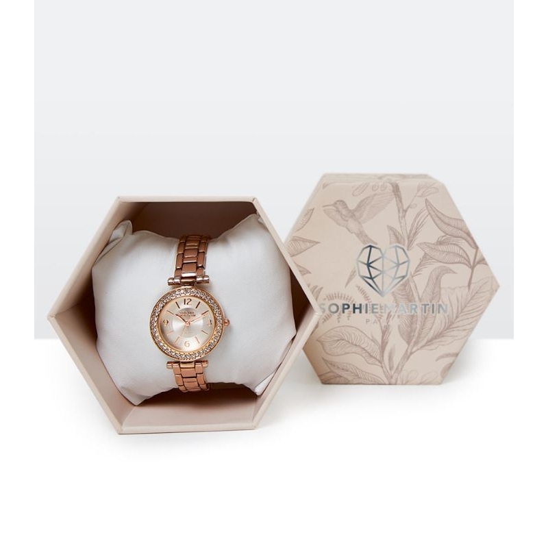 Jual JAM TANGAN SOPHIE MARTIN FINEENA ROSE GOLD | Shopee Indonesia