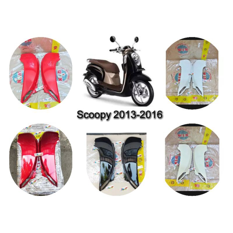 Jual Cover body scoopy fi esp non esp 2013-2016 hitam gloss merah putih ...