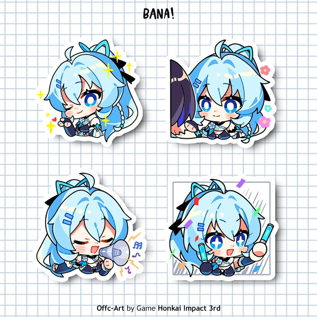 Jual Honkai Impact 3rd Sticker Pack Vinyl Waterproof Doff | BANA ...
