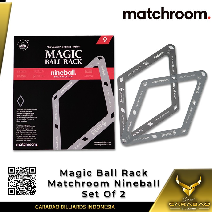 Jual Magic Ball Rack Matchroom Nineball Official Rack 9 Ball | Shopee ...