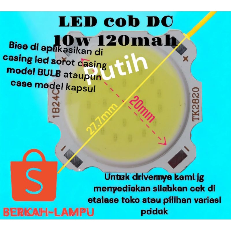 Jual PCB LED COB +DRIVER 10W | Shopee Indonesia