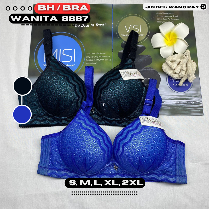 Jual BRA / BH WANITA 8887 TANPA KAWAT TERDAPAT 2 WARNA KAIT 3 PAKAIAN ...