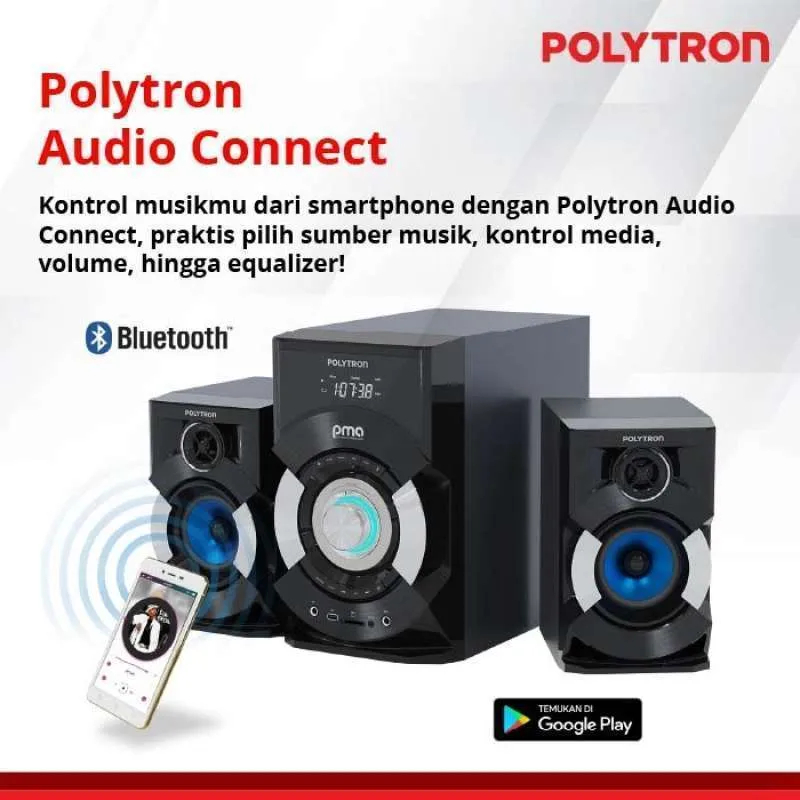 Jual Speaker Multimedia Polytron PMA 9527 Bluetooth | Shopee Indonesia