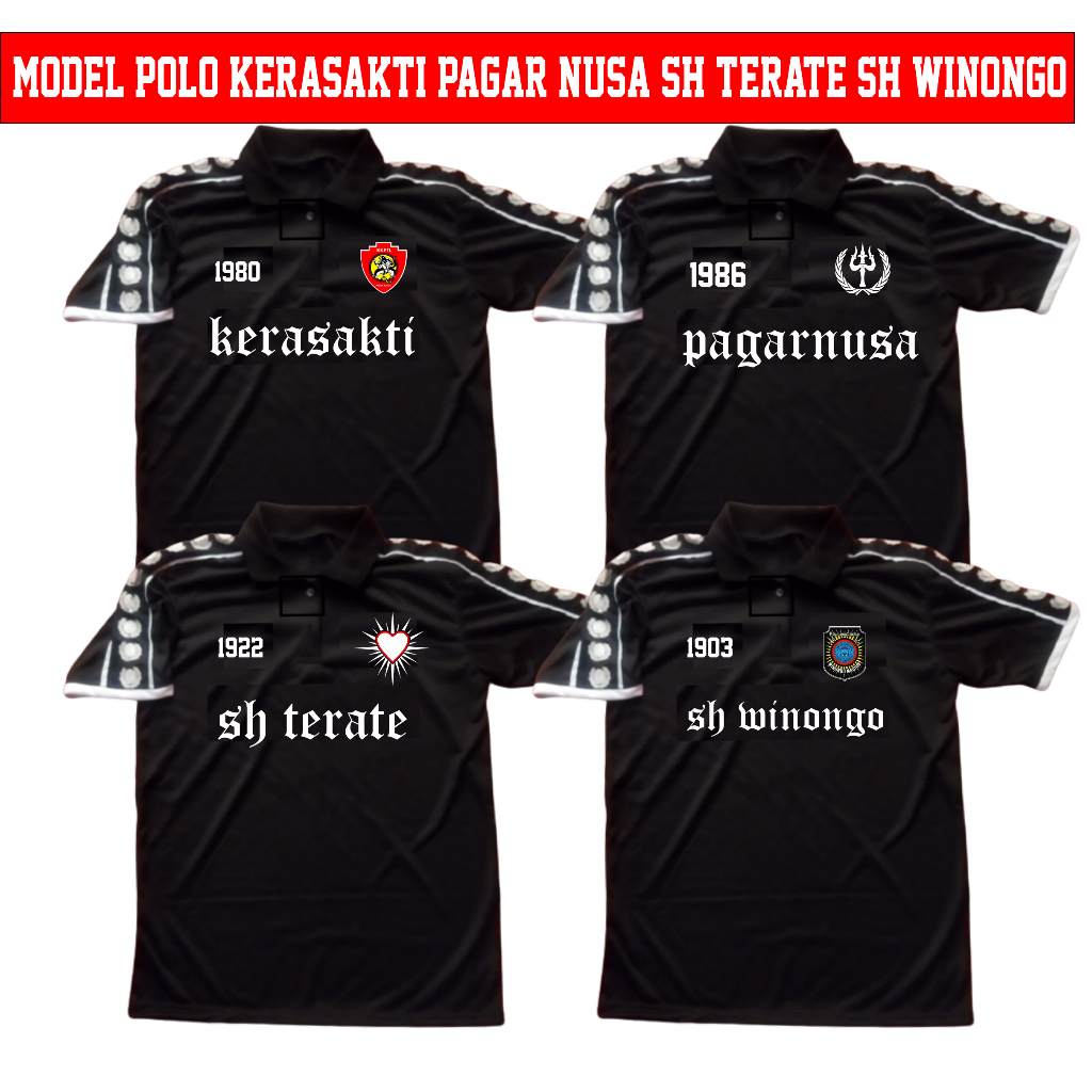 Jual KAOS PENCAK SILAT SH TERATE KAOS PSHT KOAS SH WINONGO KAOS KERA ...
