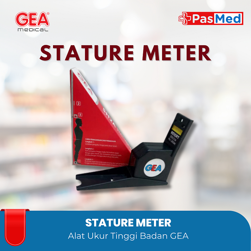 Jual PASMED | Stature Meter GEA / Alat Ukur Tinggi Badan | Shopee Indonesia