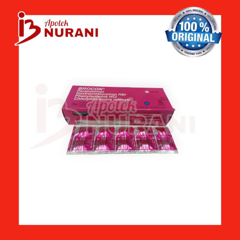 Jual BROCON TABLET obat Demam, Flu dan Batuk. | Shopee Indonesia