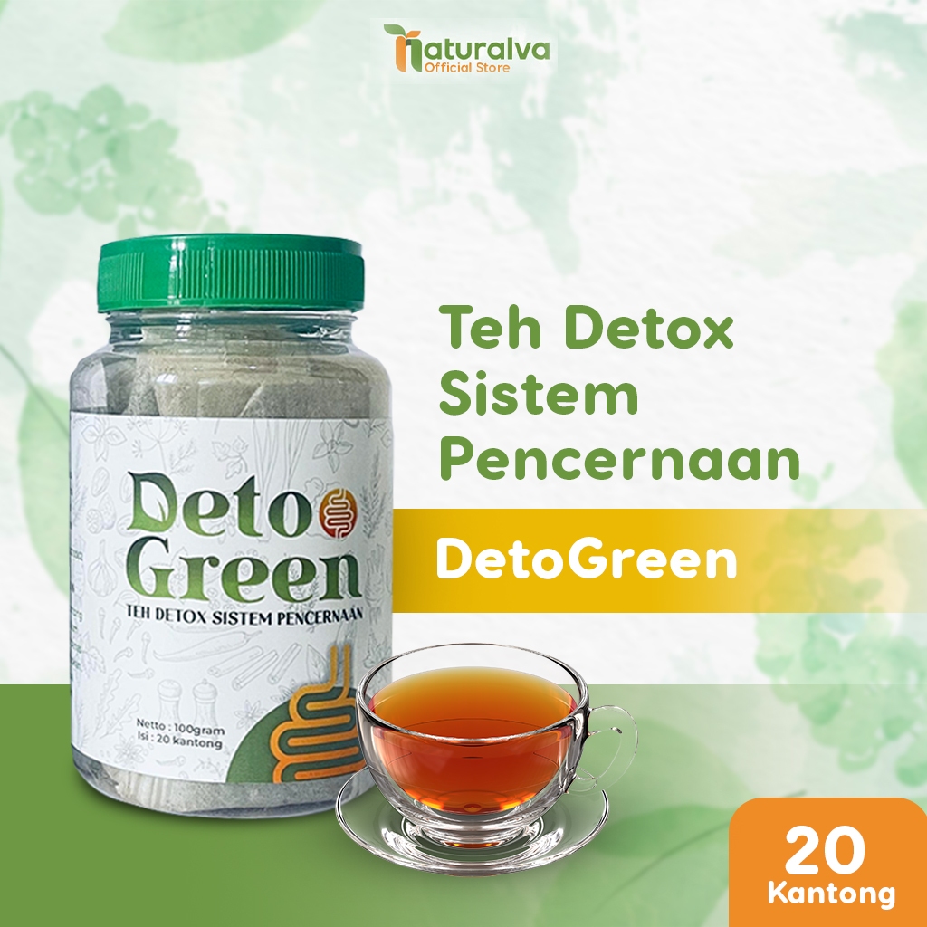 Jual DetoGreen Teh Detox Ampuh untuk Sistem Pencernaan Usus Bersih ...