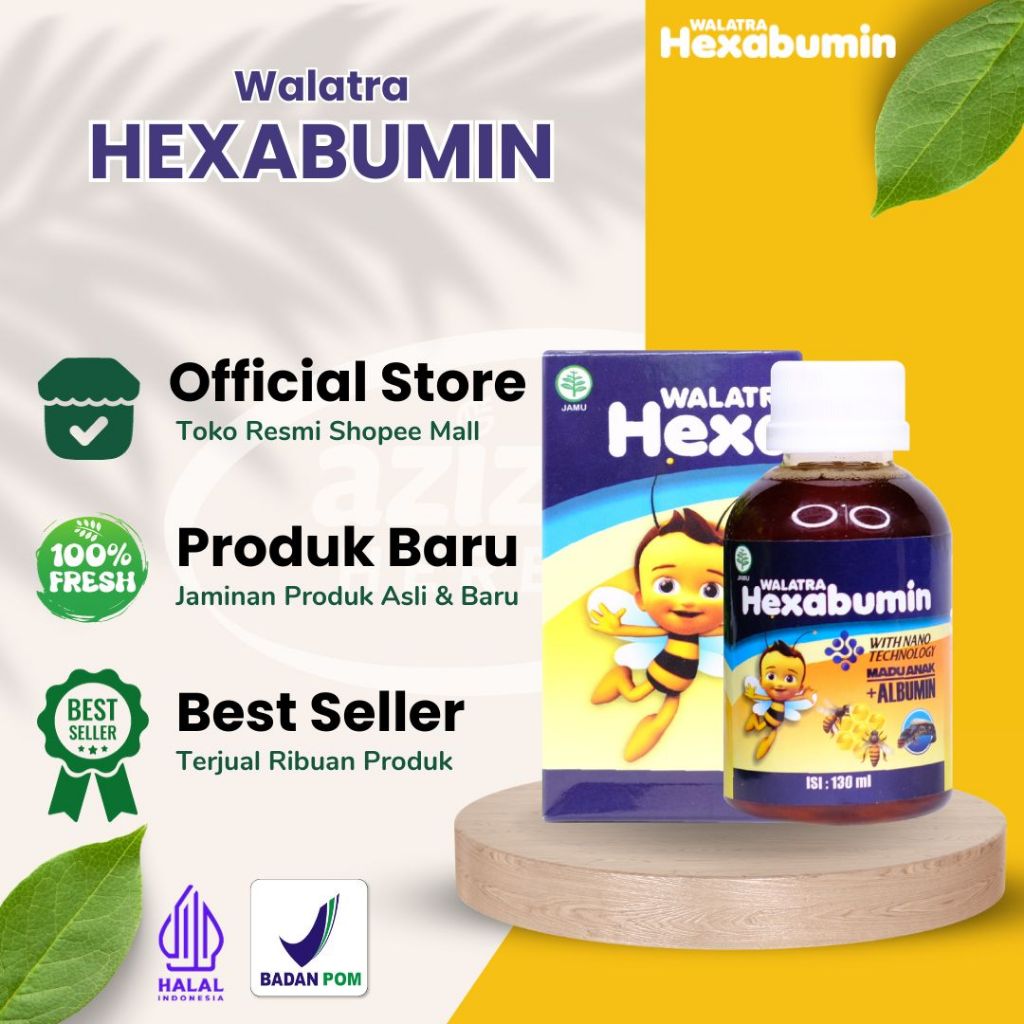 Jual HEXABUMIN Madu Plus Albumin Nutrisi Tumbuh Kembang Anak Peningkat ...