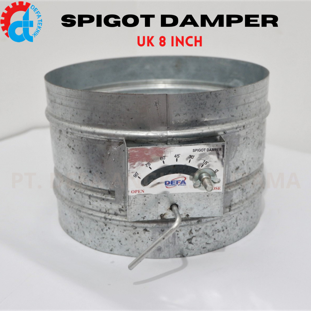 Jual SPIGOT DAMPER/ Instalasi Ducting/ Spigot uk 8inch (200 mm ...