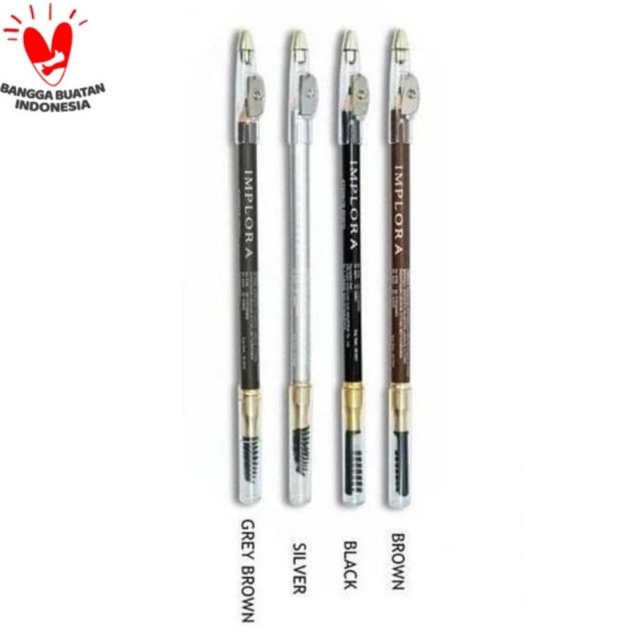 Jual IMPLORA Eyebrow Pencil - Pensil Alis Implora Original BPOM ...
