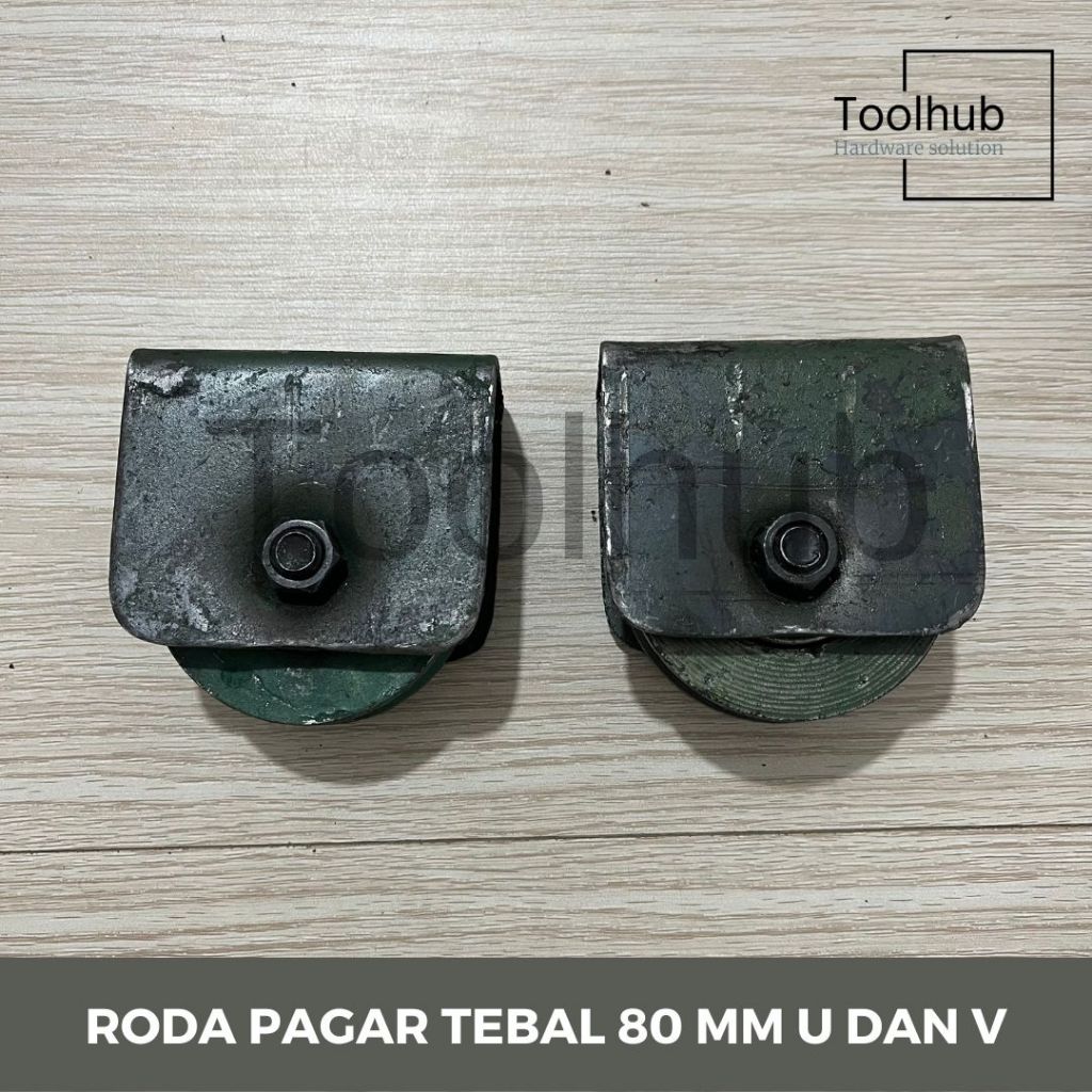 Jual RODA PAGAR TEBAL 80 MM U DAN V | RODA PAGAR BESI COR | SLIDING PAGAR PINTU DOOR | Shopee ...