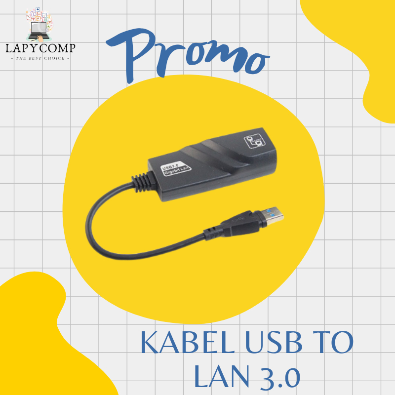 Jual KABEL USB TO LAN ADAPTER 3.0 - KABEL PENGHUBUNG LAN KE PC/LAPTOP ...