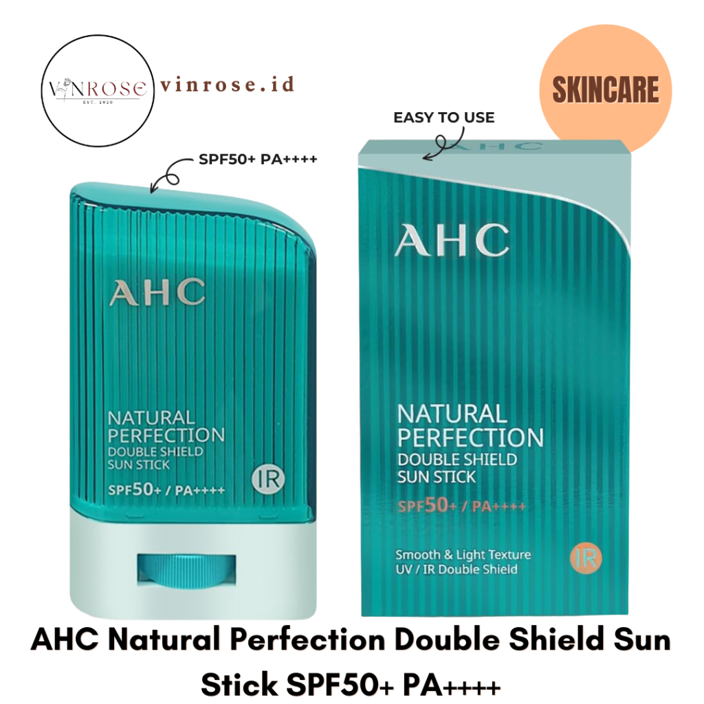 Jual AHC Natural Perfection Double Shield Sun Stick SPF50+ PA++++ Korea ...