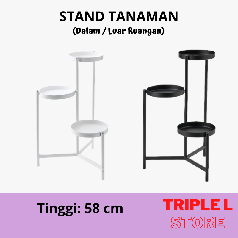 Jual Stand Tanaman Rak Tempat Tanaman Bunga Hias 3 Susun | Shopee Indonesia
