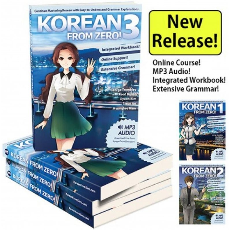 Jual Korean from zero 1 2 3 by George Trombley | Shopee Indonesia
