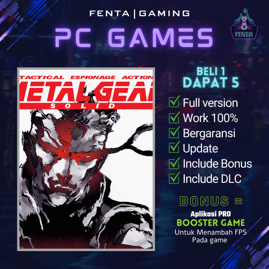 Jual METAL GEAR SOLID MASTER COLLECTION VOL 1 - GAME PC - GAME LAPTOP ...