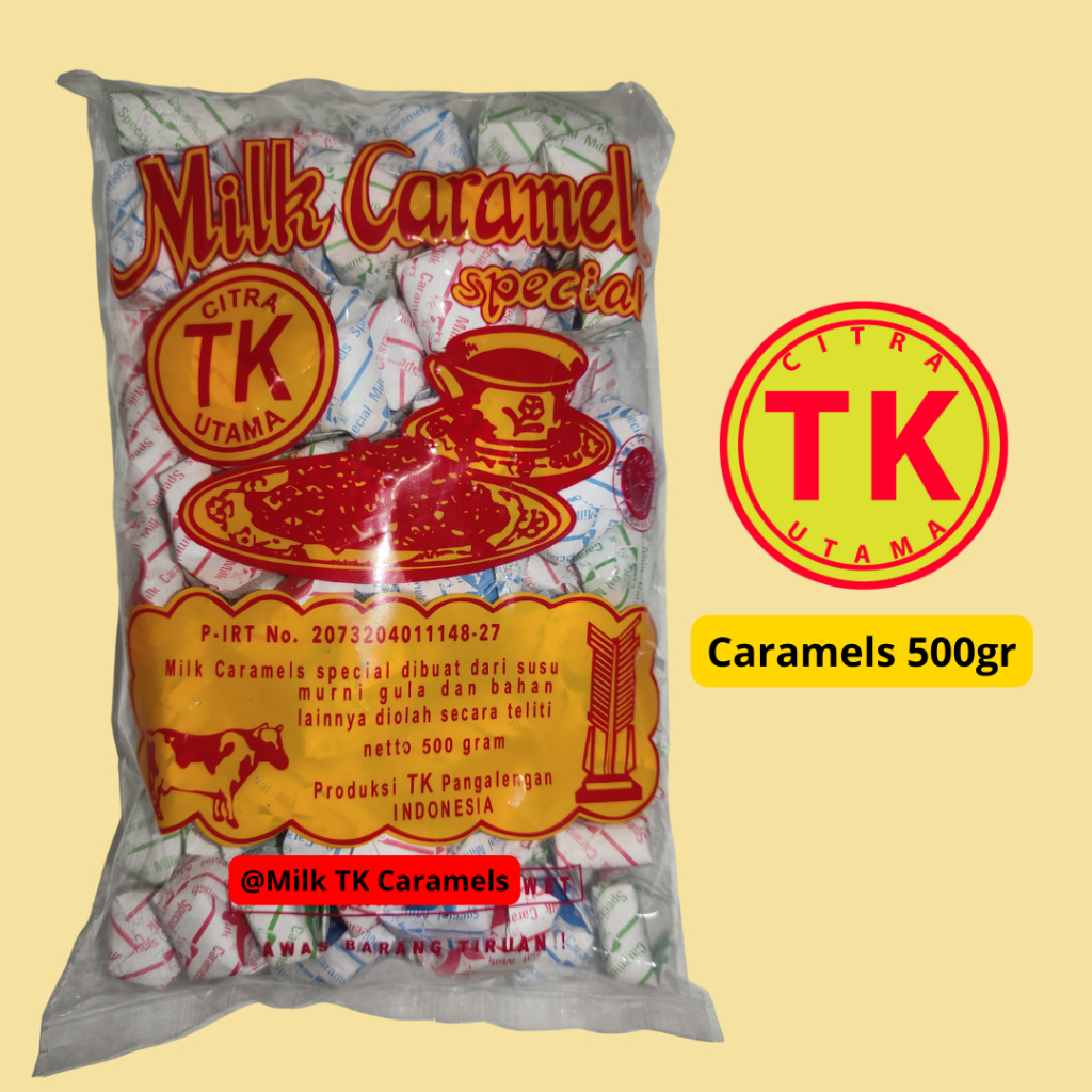 Jual (500gr) Milk TK caramels/permen susu Pangalengan/kopies | Shopee ...