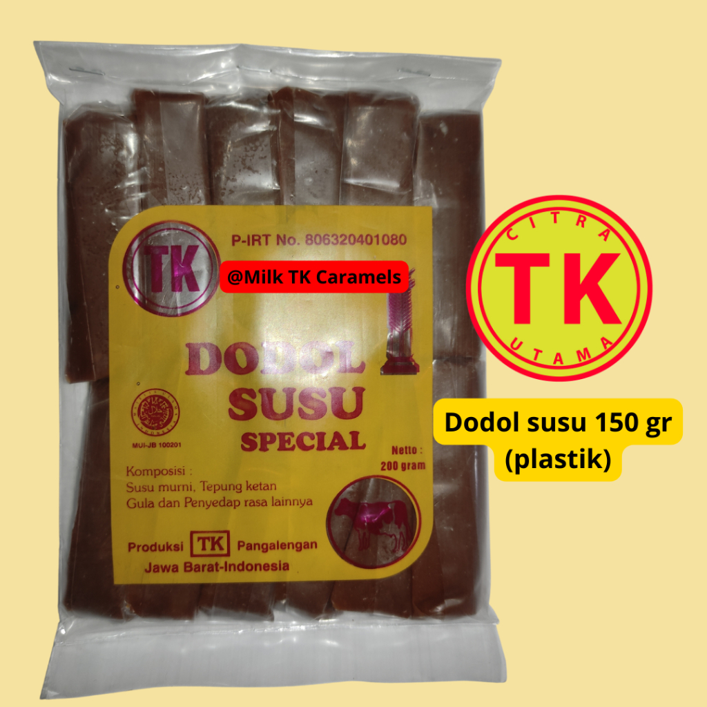 Jual Dodol susu plastik 200 gr | Shopee Indonesia