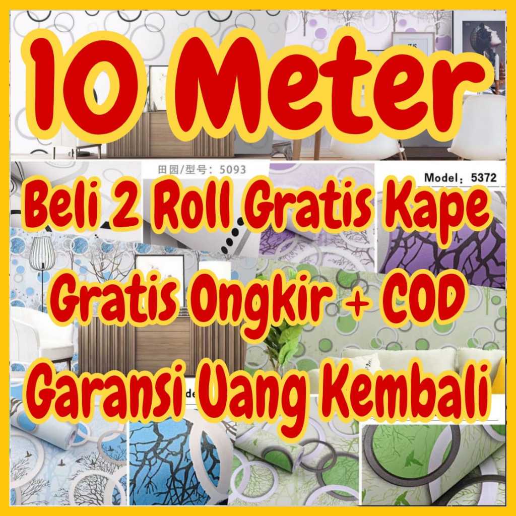 Jual Wallpaper dinding kamar tidur stiker dinding kamar tidur sticker ...