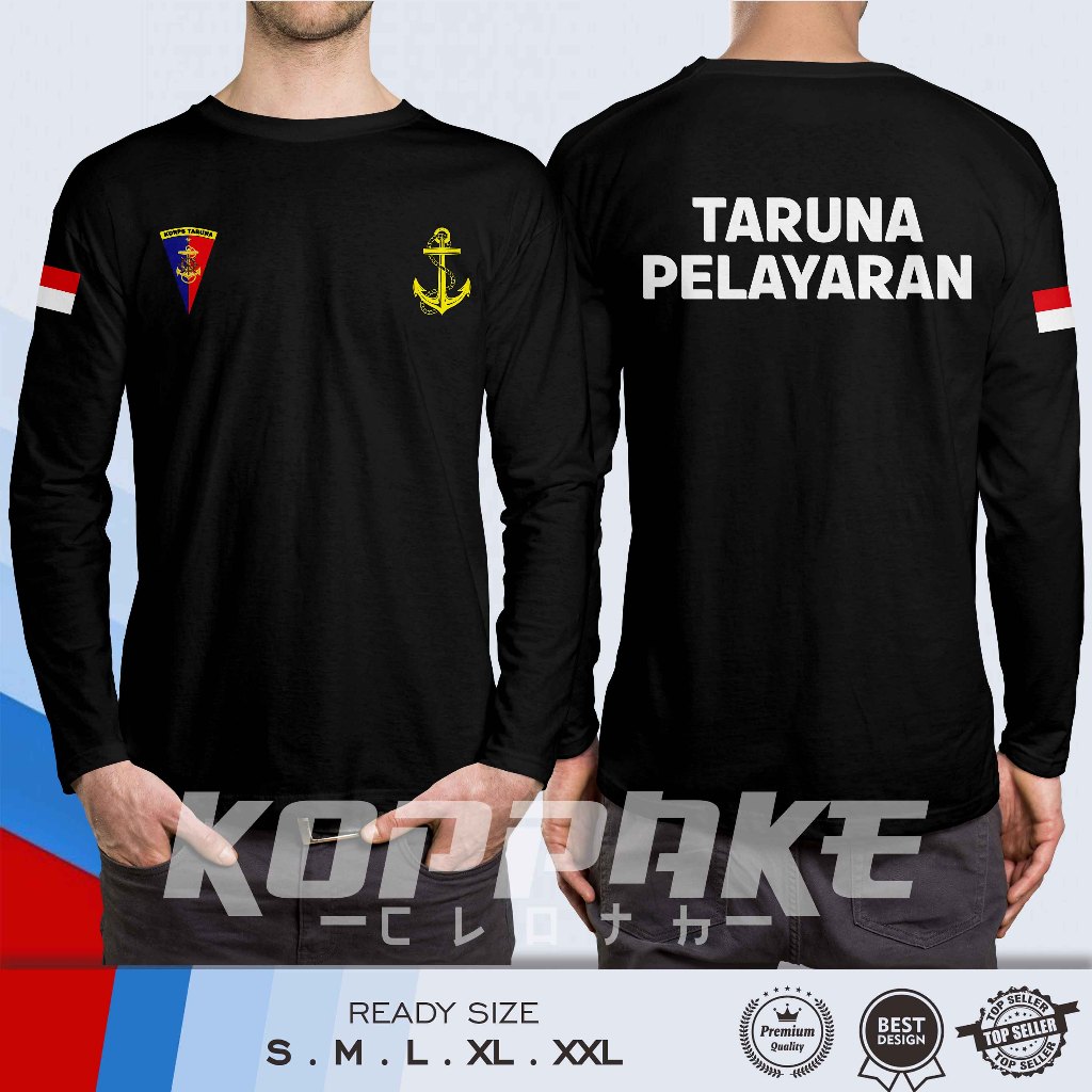 Jual Kaos KORPS TARUNA PELAYARAN v2 Lengan Panjang Baju Distro | Shopee Indonesia