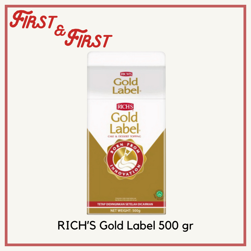 Jual Rich Gold Label Whipping Cream 500 gram | Shopee Indonesia