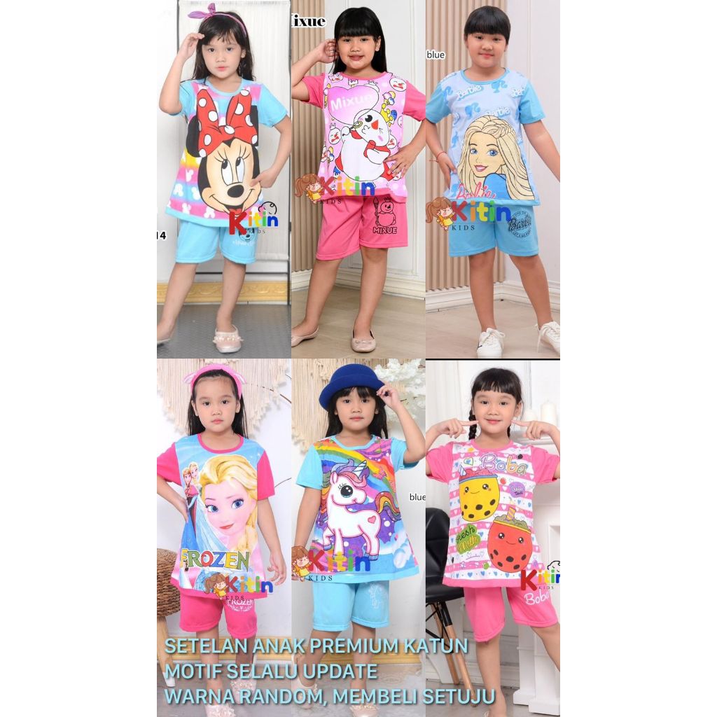 Jual OP - SETELAN BAJU MAIN DAN HARIAN ANAK CEWEK/PEREMPUAN JUMBO 3-12 ...