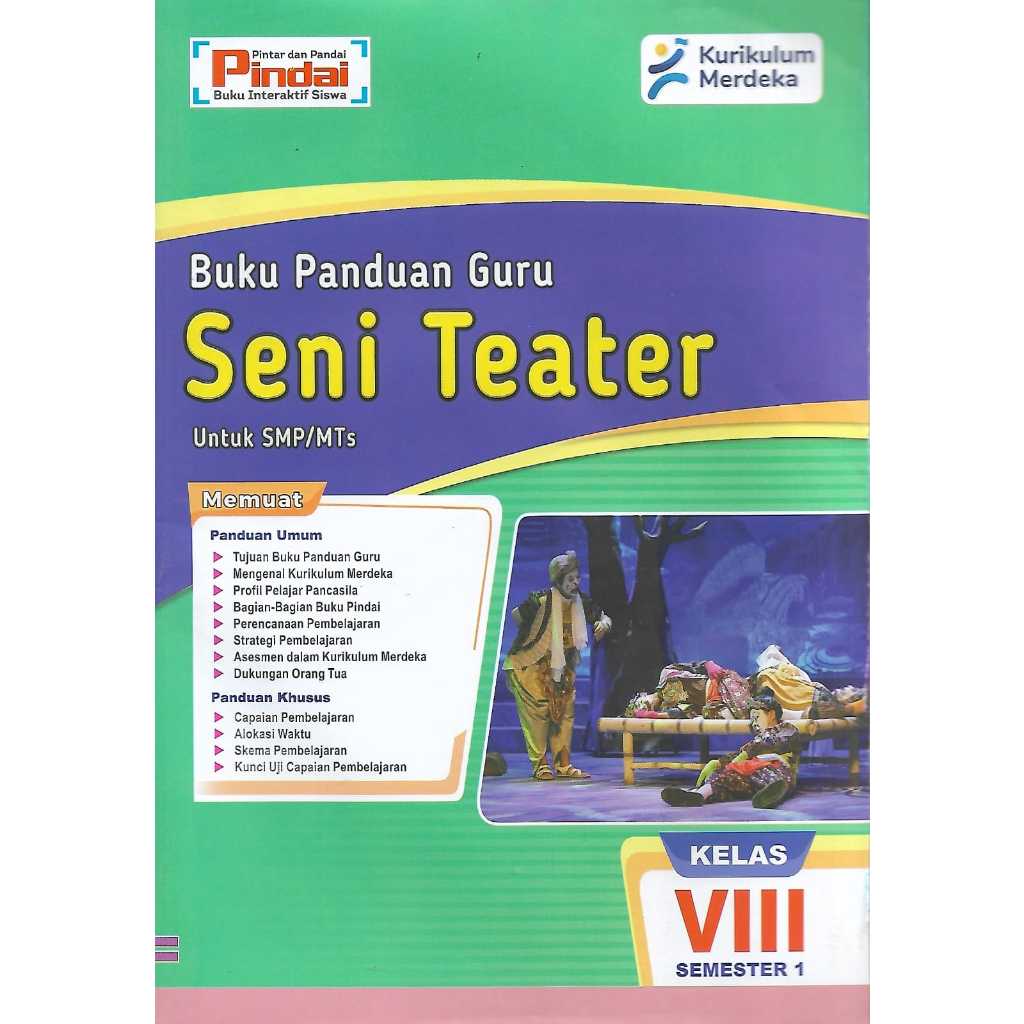 Jual Buku Pindai Panduan Guru Seni Teater Kelas 8 SMP/MTs Semester 1 Kurikulum Merdeka | Shopee ...