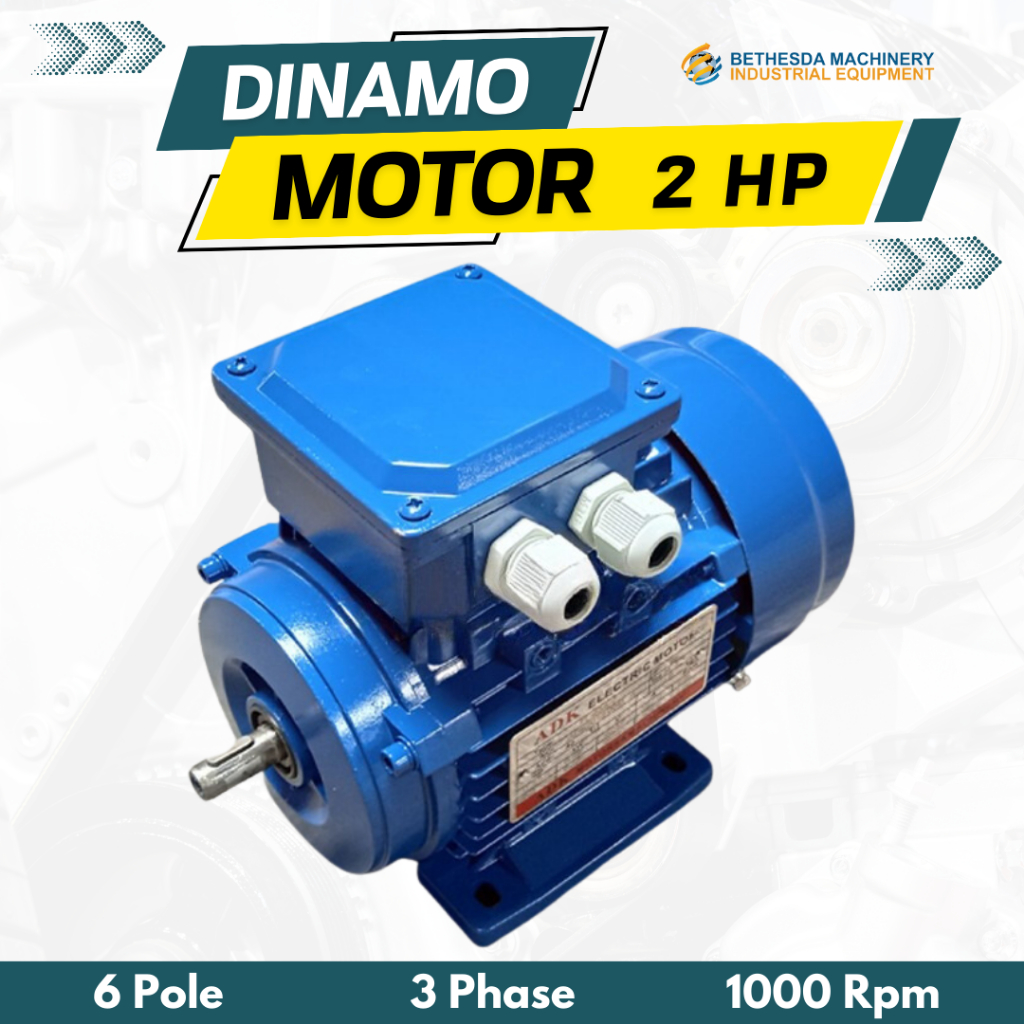 Jual 2 HP Dinamo Elektro Motor 2HP 1.5KW 3Phase Motor Listrik | Shopee Indonesia