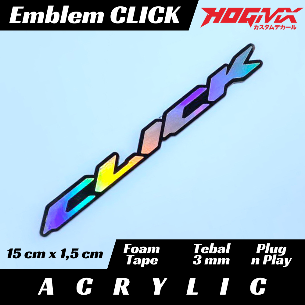 Jual Emblem Motor CLICK VARIO THAI Logo Bahan Akrilik Hologram | Shopee ...