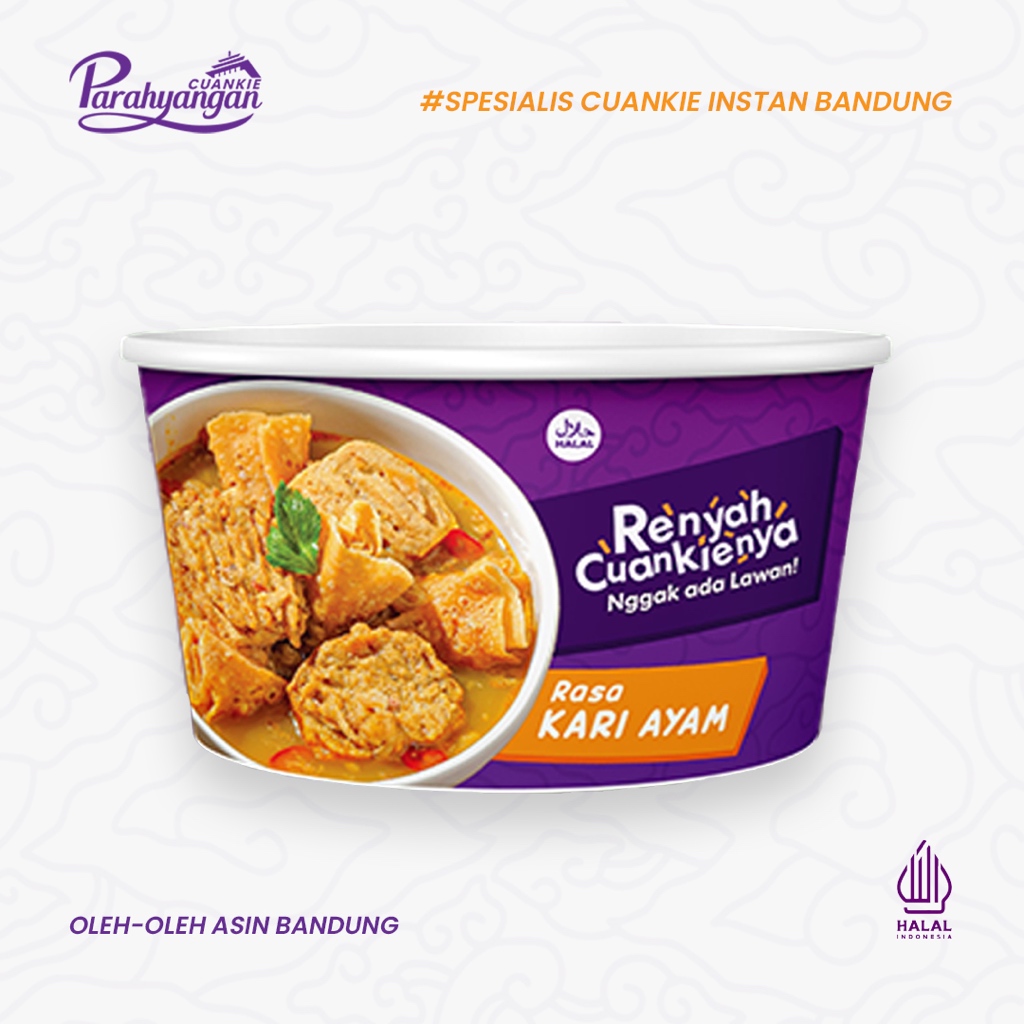Jual CUANKIE PARAHYANGAN INSTAN RASA KARI AYAM - OLEH OLEH BANDUNG ...