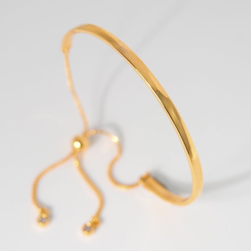 Jual Gelang Emas Pipih Polos Oval Serut - Toko Emas Gadjah | Shopee ...