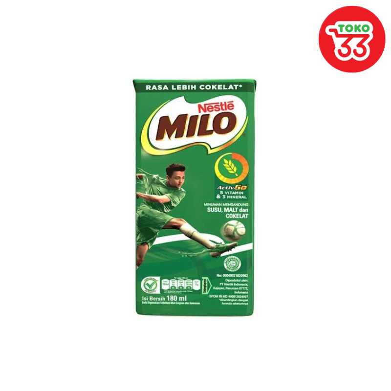 Jual Milo Activ-Go UHT 180ml | Shopee Indonesia