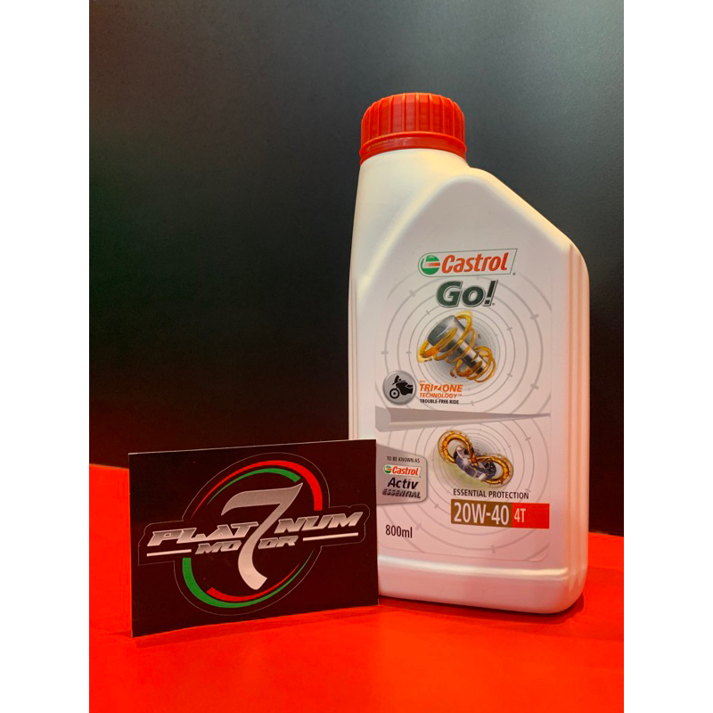 Jual OLI CASTROL GO 4T 20W-40 0,8L | Shopee Indonesia