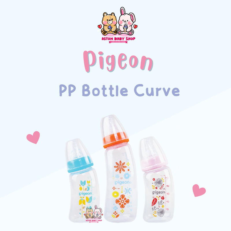 Jual Pigeon PP Curve Bottle Botol Susu PP Curve 150 ml/ 250 ml | Shopee ...