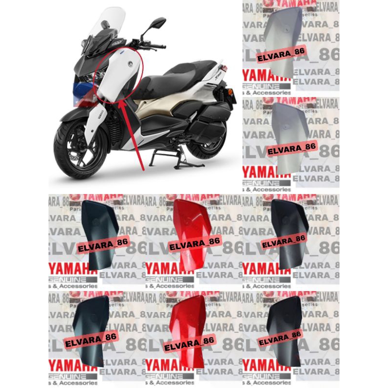 Jual Body Cowling panel sayap kanan kiri Yamaha New XMAX Connected ...