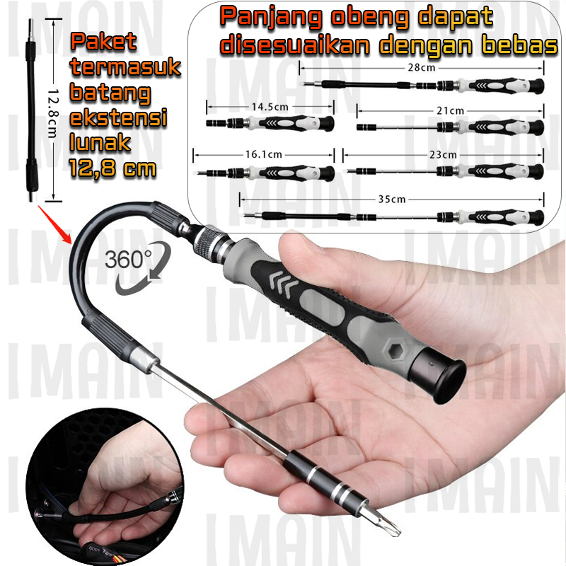 Jual Obeng Set 115 in 1 obeng hp Multifungsi Alat Bongkar Mini Precision Untuk Smartphone Laptop ...