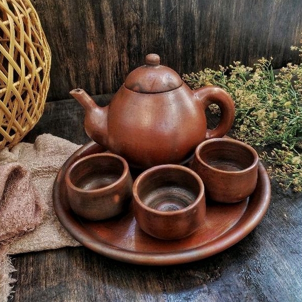 Jual POCI SET + EXTRA PACKING / TEKO SET / TEA SET / TANAH LIAT ...